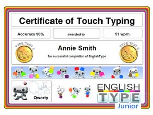 EnglishType Junior - Childrens Touch Typing Program