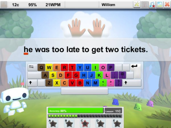 EnglishType Junior - Childrens Touch Typing Program